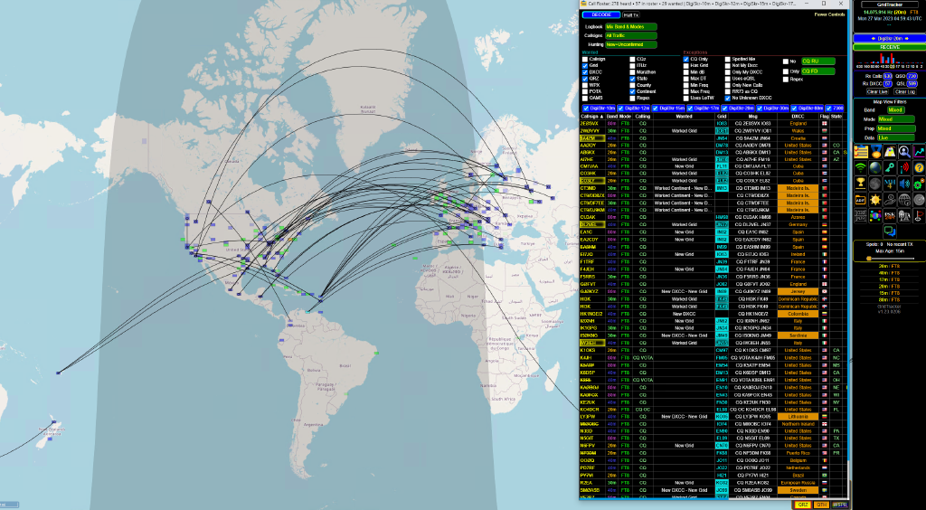 WSJT-X and DigiSkimmer and Gridtracker Oh My!
